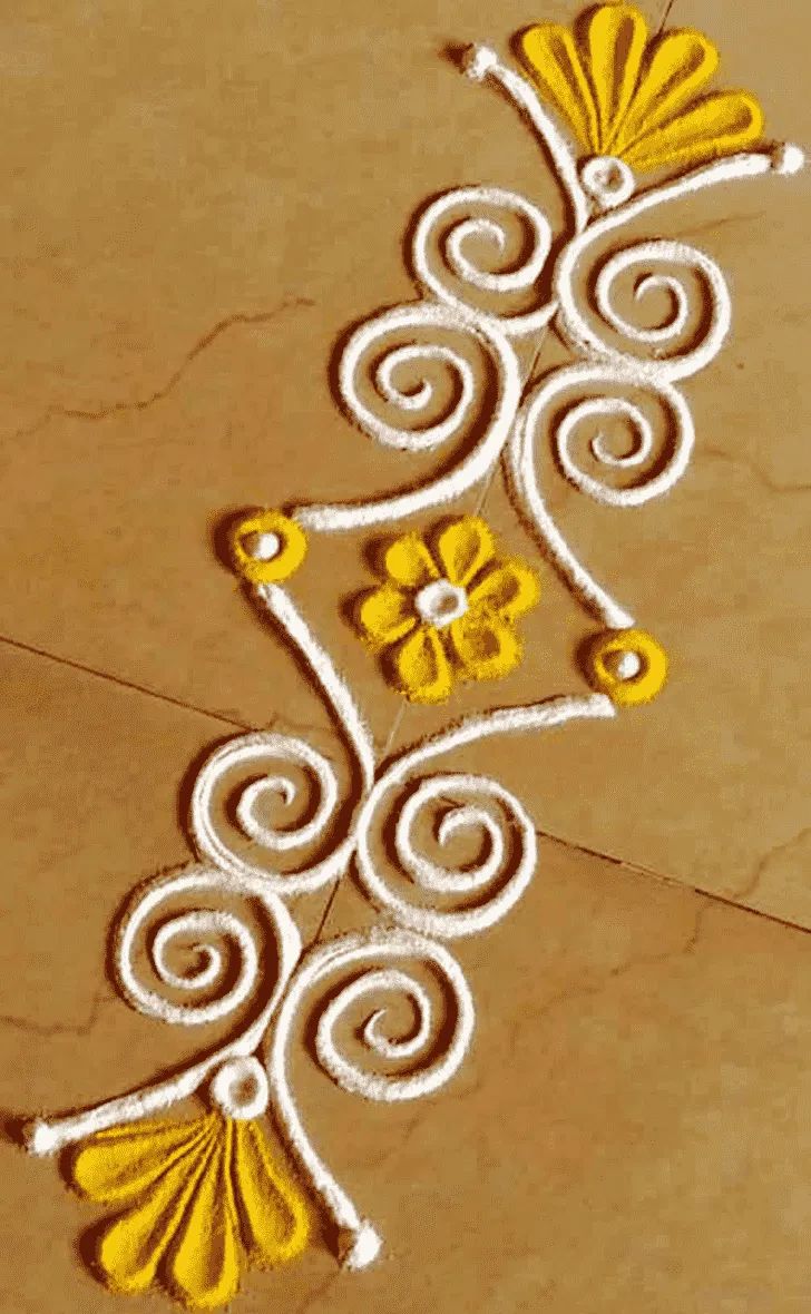 40 Simple Rangoli Designs For Diwali 2025: Beginners, Free Hand Designs