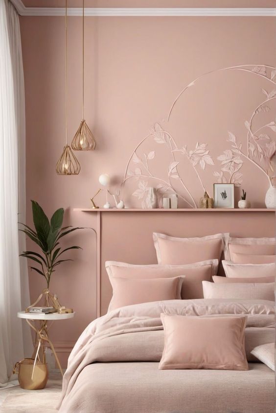 50+ Peach Colour Combinations Ideas for Living Room, Bedroom, Kitchen