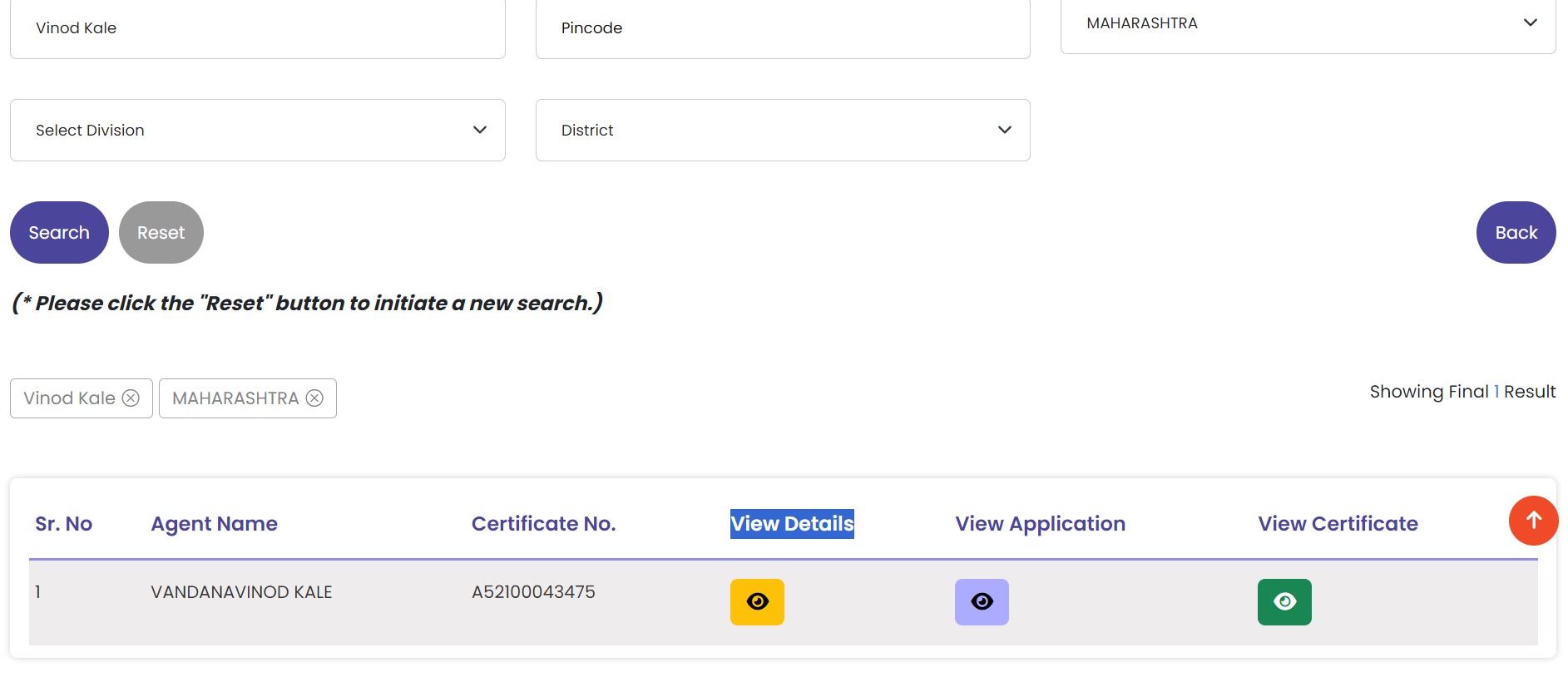 Maharashtra RERA: Project search by RERA number, Details & Status