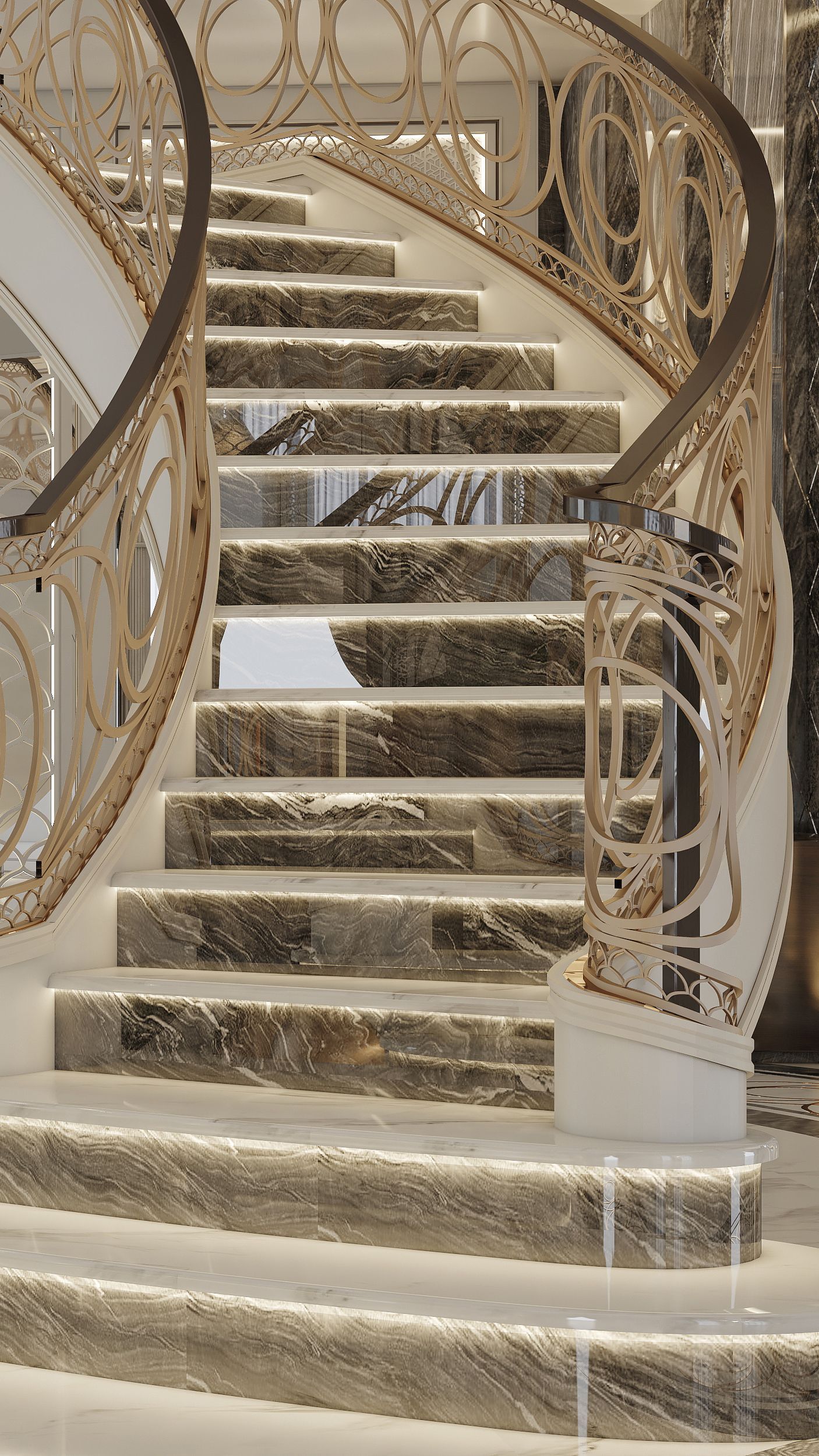 5+ Elegant & timeless marble staircase design ideas in 2025