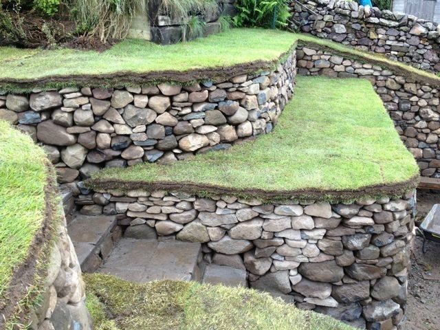 12+ Creative stone wall ideas for patios and gardens