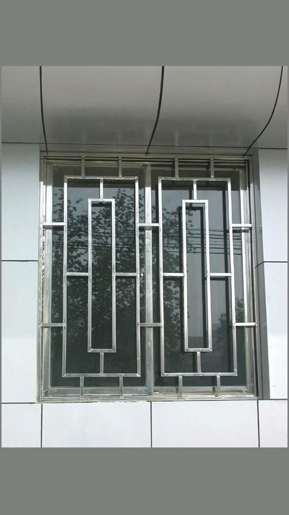 Modern and simple window grill designs for 2025