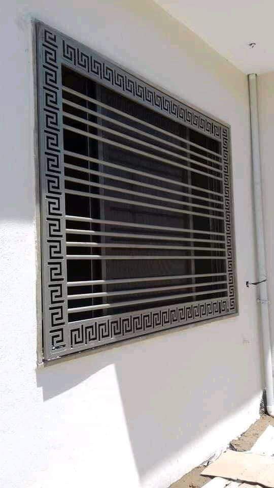Modern and simple window grill designs for 2025