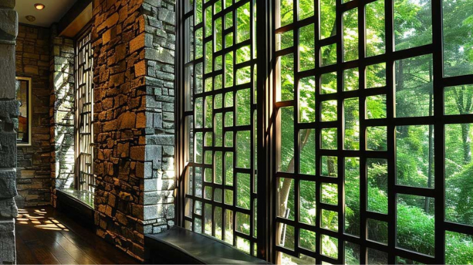 Modern and simple window grill designs for 2025