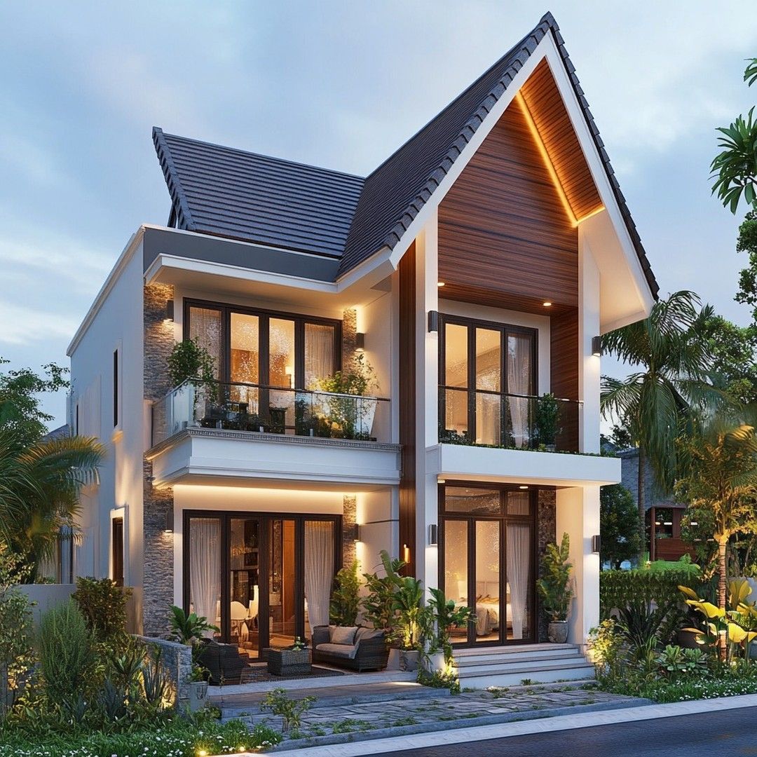 Top duplex house designs that blend modern and traditional styles