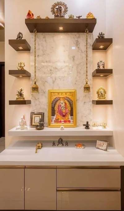 20+ Bengali Thakur ghar designs to create the divine aura