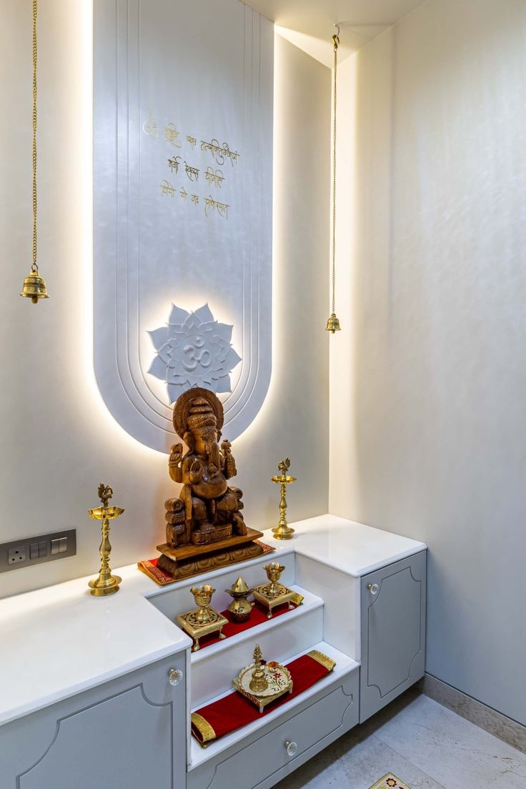 20+ Bengali Thakur ghar designs to create the divine aura