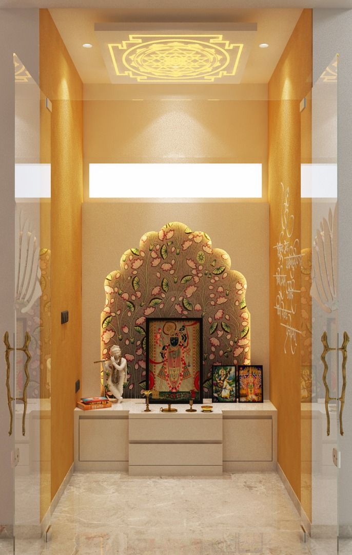 20+ Bengali Thakur ghar designs to create the divine aura