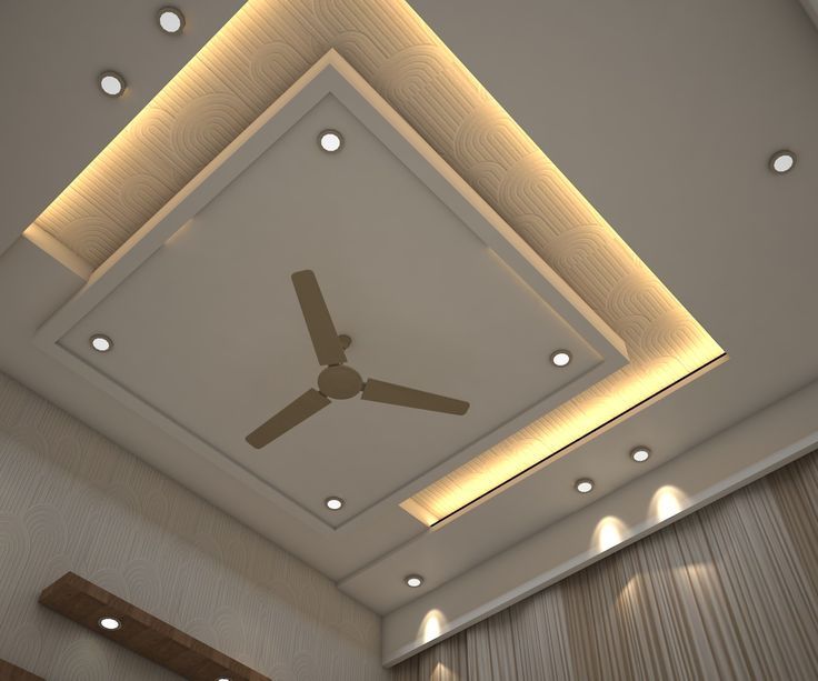 15+ Impressive false ceiling designs with fan for modern bedrooms