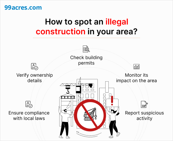 पड़ोसियों द्वारा किए जा रहे अवैध निर्माण को कैसे रोकें?