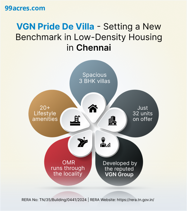 Reasons to invest in VGN Pride De Villa, Padur, Chennai