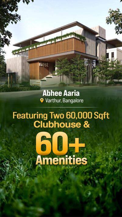 Abhee Aaria, Varthur, Bangalore - Price starting at 1.79 Cr