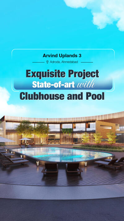 Arvind Uplands 3 Adroda, Ahmedabad | Price List & Brochure, Floor Plan, Location Map & Reviews