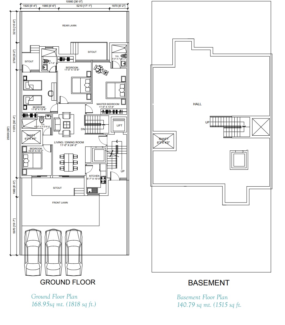 4 BHK Builder Floor for sale in Ansal API Versalia Sector 67A Gurgaon ...