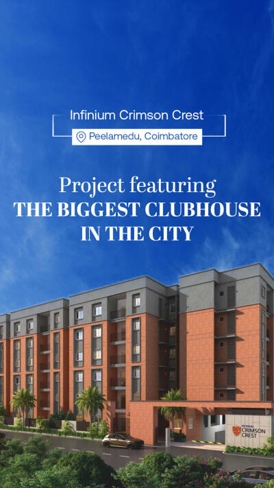 Infinium Crimson Crest Peelamedu, Coimbatore | Price List & Brochure ...