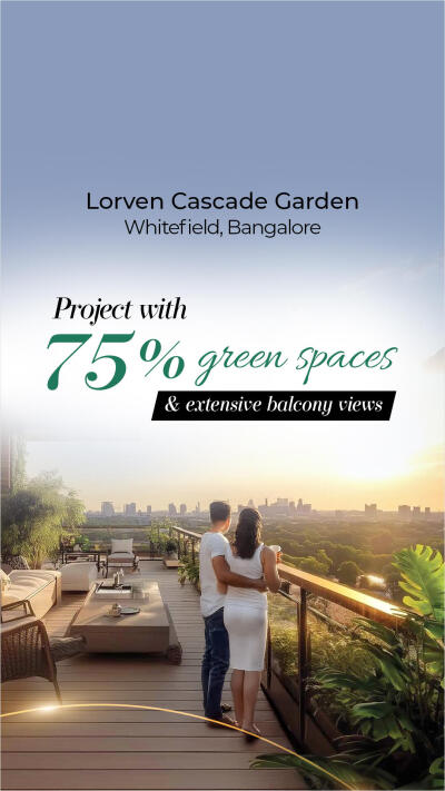 Lorven Cascade Garden, Whitefield, Bangalore - Price starting at 1.4 Cr