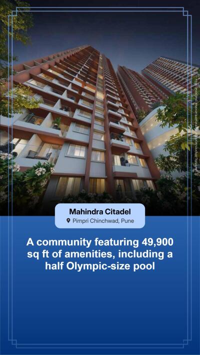 Mahindra Citadel Pimpri Chinchwad, Pune | Price List & Brochure, Floor ...