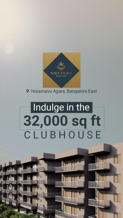 Nava Vajra, Horamavu Agara, Bangalore East - Price starting at 72.59 L