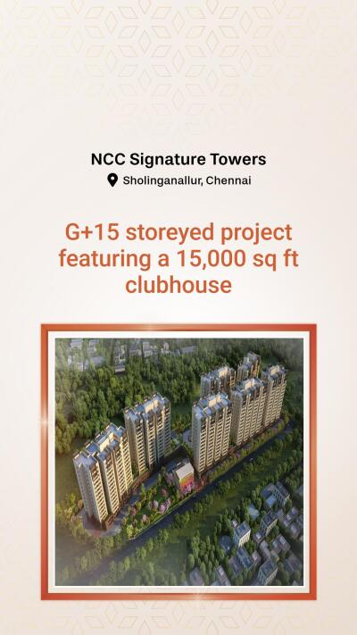 NCC Signature Towers Sholinganallur, Chennai | Price List & Brochure ...