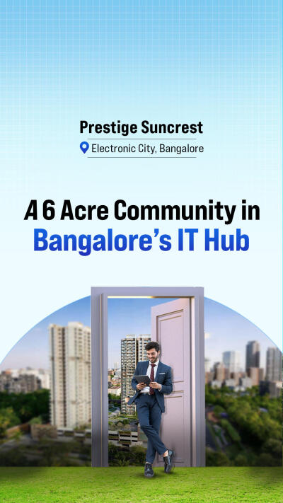 Prestige Suncrest, Electronic City, Bangalore - Price starting at 71 L