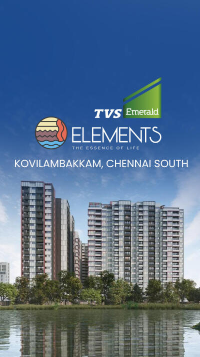 TVS Emerald Elements Kovilambakkam, Chennai South | Price List & Brochure, Floor Plan, Location ...